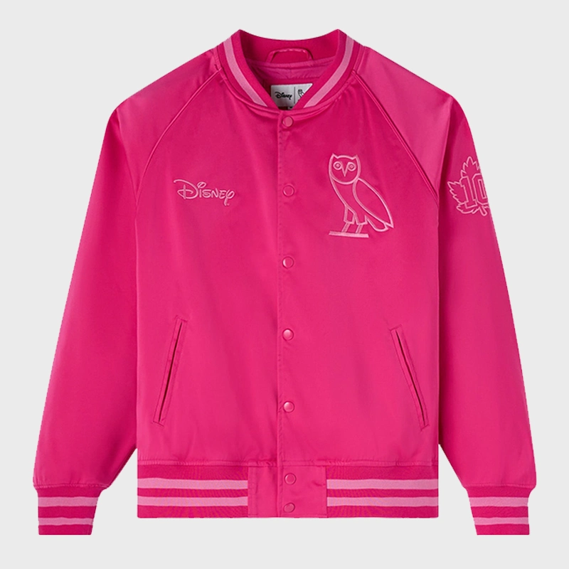 OVO x Disney Valentine's Satin Jacket - Pink