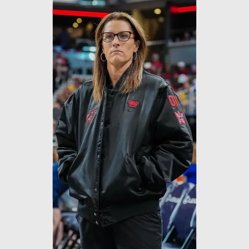 Stephanie White Indiana Fever Stranger Things Jacket Black