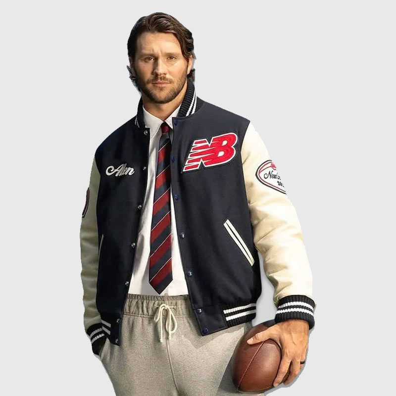 Josh Allen New Balance Varsity Jacket Navy – Shop Now