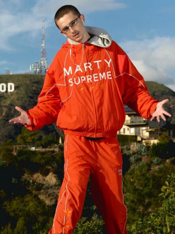 Marty Supreme Orange Jacket | Timothee Chalamet - Orange